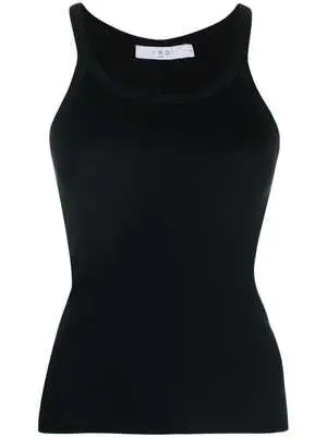 IRO PARIS Spaghetti-straps Cotton Top - Black