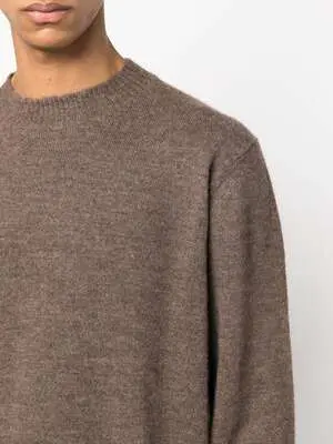 MAISON MARGIELA Alpaca-blend Jumper - Brown