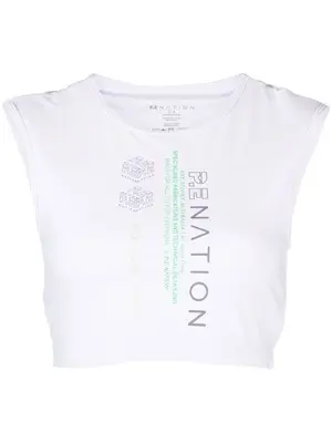 P.e Nation Cropped Performance Tops For Women