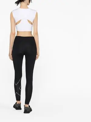 P.E Nation Logo-print Cropped Top
