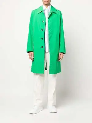 Mackintosh Single-breasted Midi Coat
