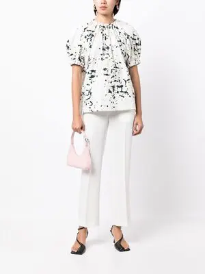 3.1 Phillip Lim Kaleidoscope Puff-sleeve Blouse