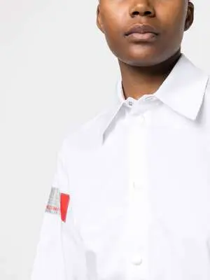 Heron Preston Logo-patch Cotton Shirt