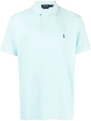 Polo Ralph Lauren Logo-embroidered Polo Shirt - Blue