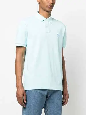 Polo Ralph Lauren Logo-embroidered Polo Shirt - Blue