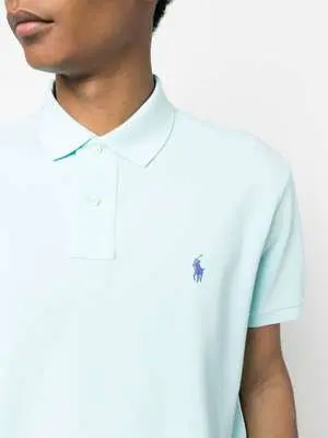 Polo Ralph Lauren Logo-embroidered Polo Shirt - Blue