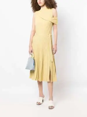 3.1 Phillip Lim Pleated Wool-blend Midi Skirt