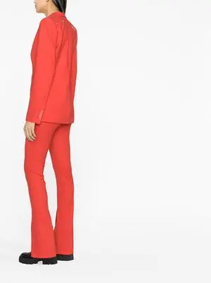 Off-White Notch-lapel Buttoned Blazer