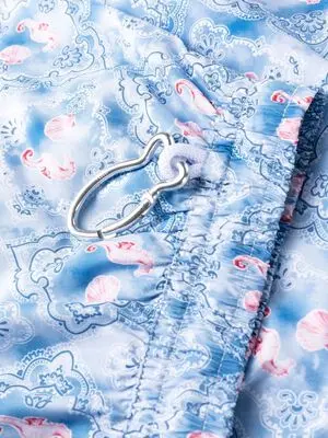 Fedeli Shell-print Swim Shorts