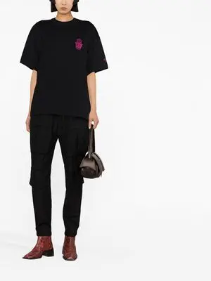 STAND STUDIO Motif-print T-shirt - Black
