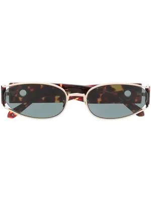 Linda Farrow Shelby Sunglasses - Brown