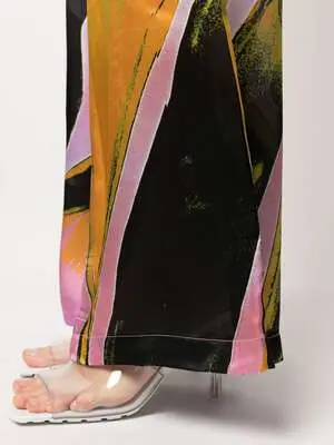 LOUISA BALLOU All-over Graphic Print Trousers