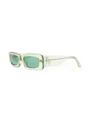 Linda Farrow Rectangle Frame Sunglasses