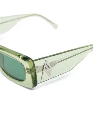 Linda Farrow Rectangle Frame Sunglasses