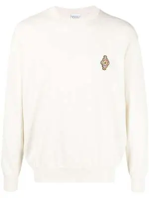 COUNTY OF MILAN Marcelo Burlon Sunset Cross Crewneck Jumper - White