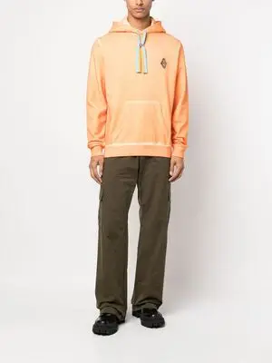 COUNTY OF MILAN Marcelo Burlon Sunset Cross Hoodie - Orange