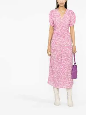 Isabel Marant Étoile V-neck Graphic-print Dress