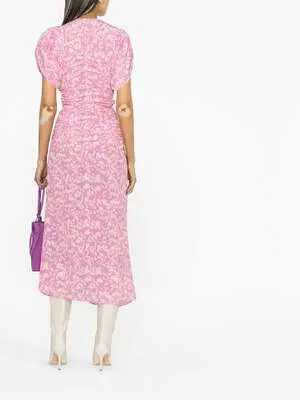 Isabel Marant Étoile V-neck Graphic-print Dress