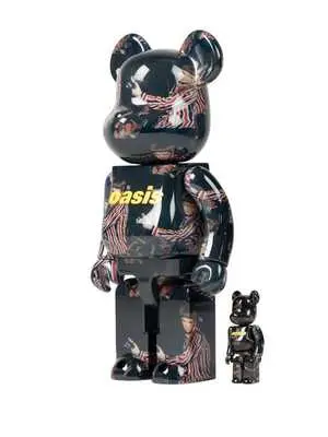 MEDICOM TOY X Oasis Knebworth 1996 Noel Gallagher Be@rbrick 100% And 400% Figure Set