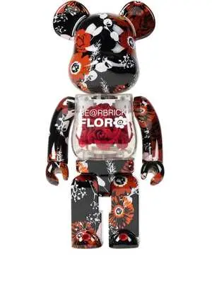 MEDICOM TOY X Mames Flor@ Be@rbrick 400% Figure