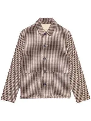 AMI Paris Houndstooth Single-breasted Jacket