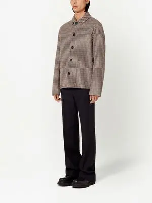 AMI Paris Houndstooth Single-breasted Jacket