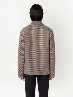 AMI Paris Houndstooth Single-breasted Jacket