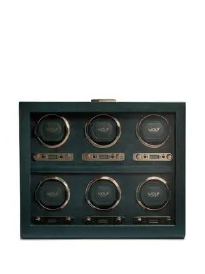 Wolf British Racing Six-piece Watch Winder