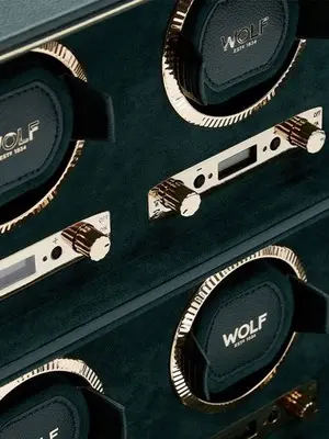 Wolf British Racing Six-piece Watch Winder