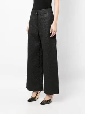Shiatzy Chen Textured Wide Leg Trousers - White