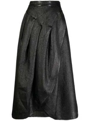 Shiatzy Chen Genisis Asymmetric Wrap Skirt