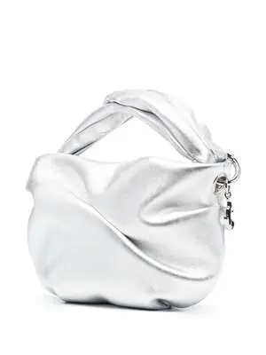 JIMMY CHOO Bonny Metallic-effect Shoulder Bag