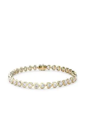 PRAGNELL 18kt Yellow Heart Shaped Diamond Bracelet - Gold
