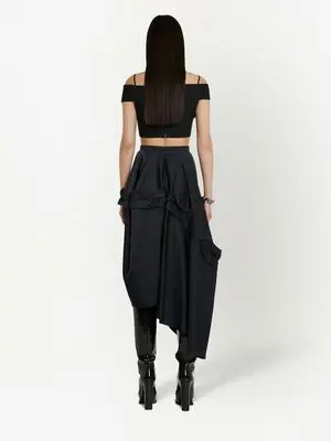 Alexander McQueen Trompe L'oeil Cropped Top