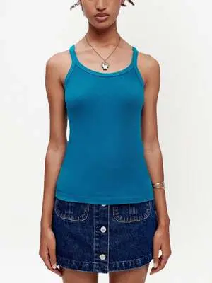 RE/DONE Fine-rib Cotton Tank Top