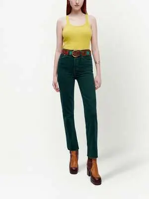 RE/DONE Fine-rib Cotton Tank Top