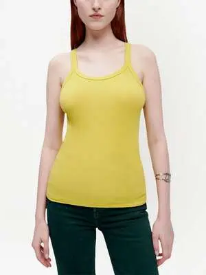 RE/DONE Fine-rib Cotton Tank Top