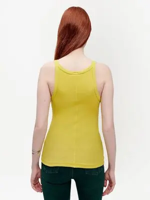 RE/DONE Fine-rib Cotton Tank Top