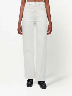 RE/DONE High-waisted Wide-leg Jeans
