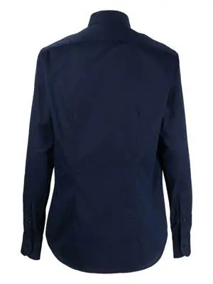 ORIAN Long-sleeve Button-up Shirt - Blue