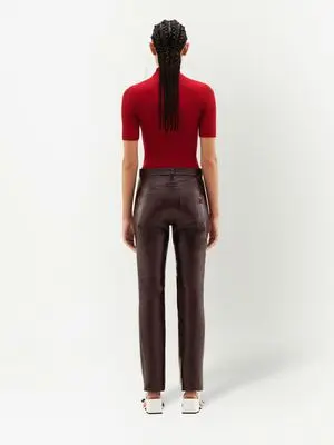 COURREGES Re-edition Rib-knit Sweater - Red