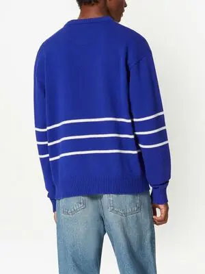 Valentino Garavani Logo-intarsia Crew-neck Jumper