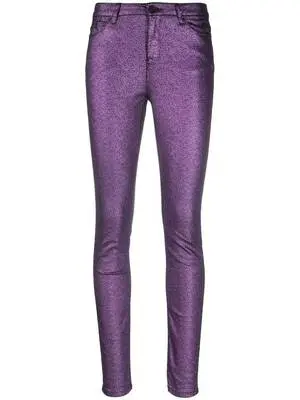 Karl Lagerfeld Metallic Skinny Jeans