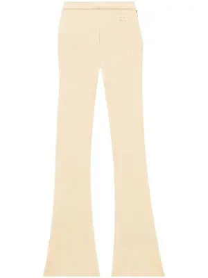COURREGES Re-edition Flared Trousers - Neutrals