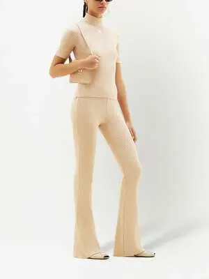 COURREGES Re-edition Flared Trousers - Neutrals