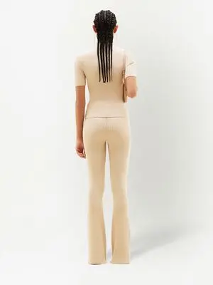 COURREGES Re-edition Flared Trousers - Neutrals