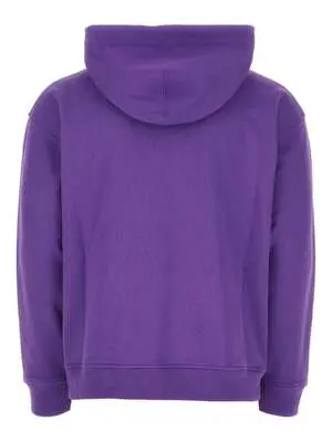 Valentino Garavani Logo-print Cotton Hoodie - Purple