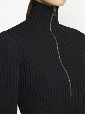 Proenza Schouler Half-zip Rib Knit Top