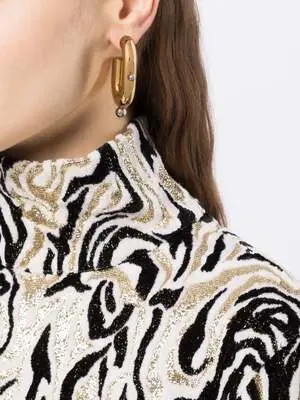 Rabanne Xl Link Hoop Earrings