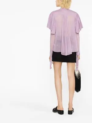 FORTE_FORTE Ruffled Draped Blouse